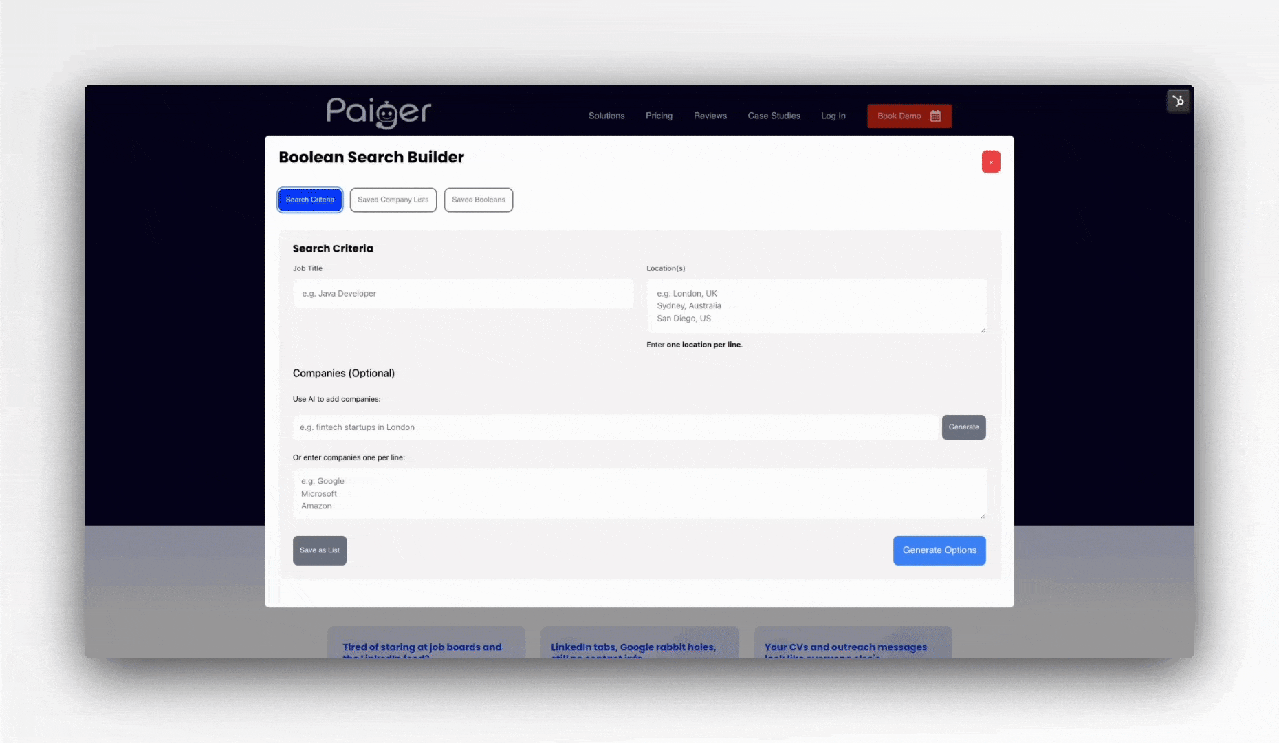How To Use The Boolean Builder